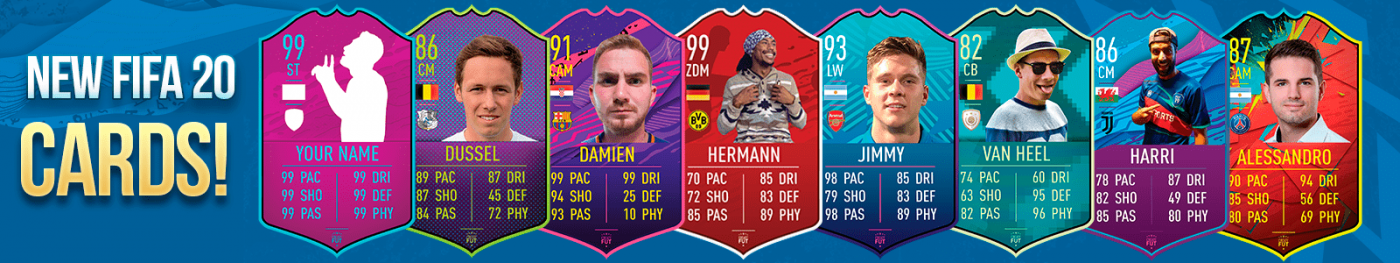 Custom FIFA cards – CreateFUT custom FIFA ultimate team cards
